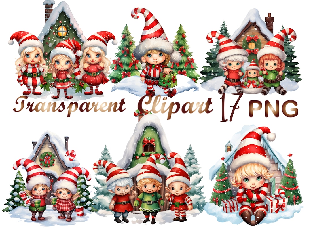 17 Christmas Elves Clipart Png, Christmas Elves Clipart,christmas Elves ...