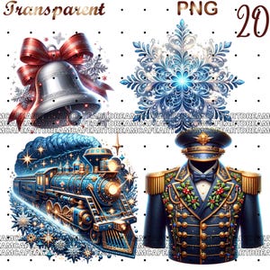 Polar Express PNG Digital Download, 20 PNG Funny Christmas PNG Clip Art ...