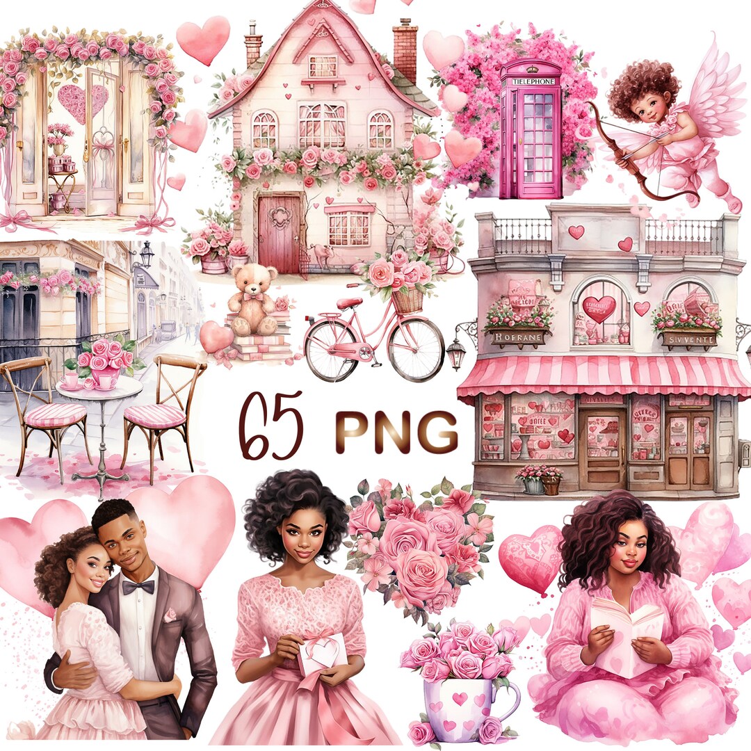 65 Pastel Pink Valentine's Day PNG, Cupid Valentines Love Clipart ...