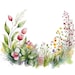 10 Watercolor Spring Border Clipart Jpgs,commercial Use,digital ...