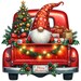 10 Christmas Gnome and Truck Clipart Bundle, Christmas Clipart, Winter ...