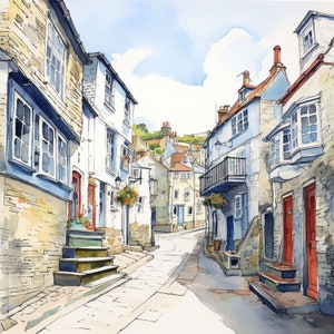 31 Cornish Streets Clipart Jpgs, High Quality Jpgs, Digital Planner ...