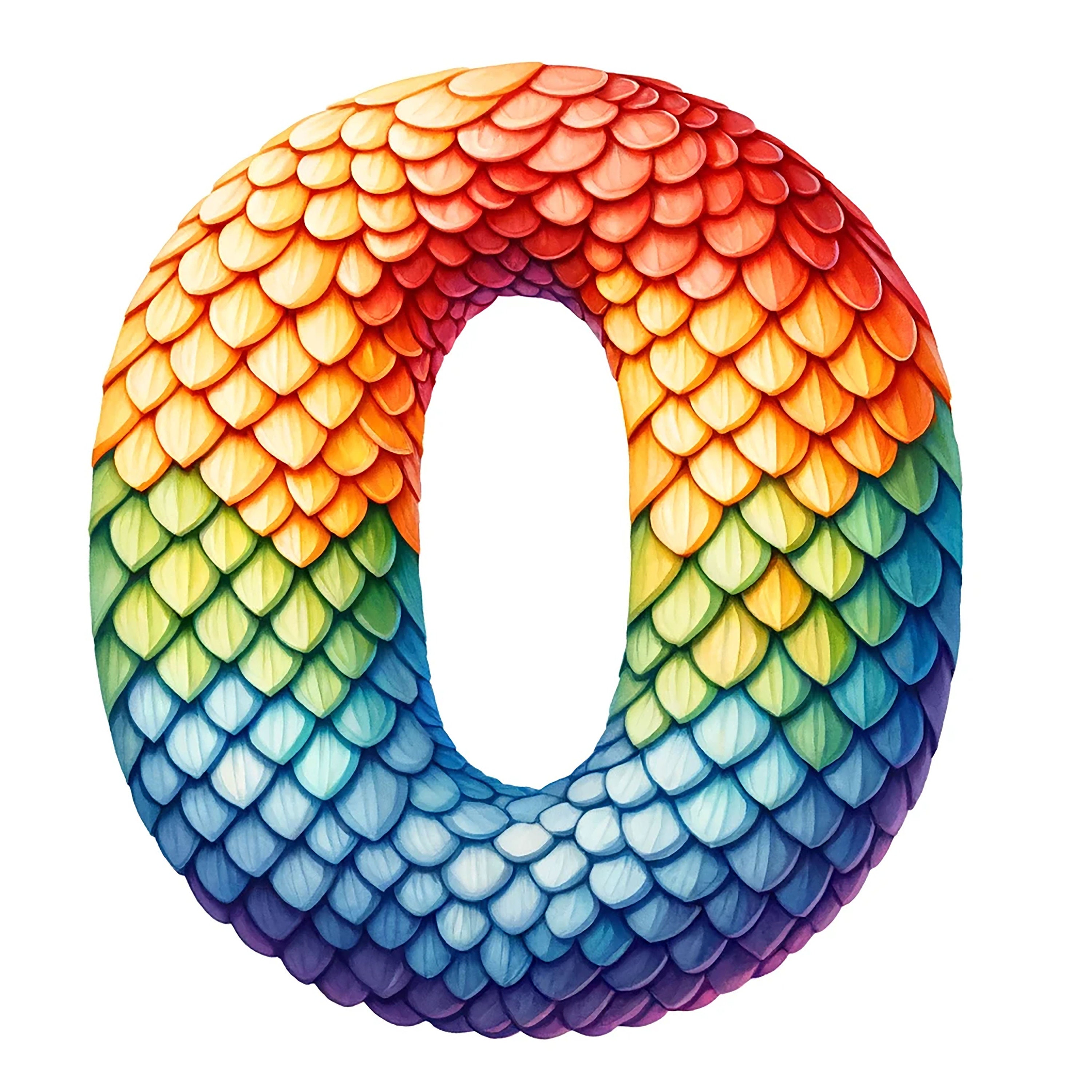 36 PNG, Watercolor Dragon Skin Alphabet Collection Clipart,dragon Skin ...