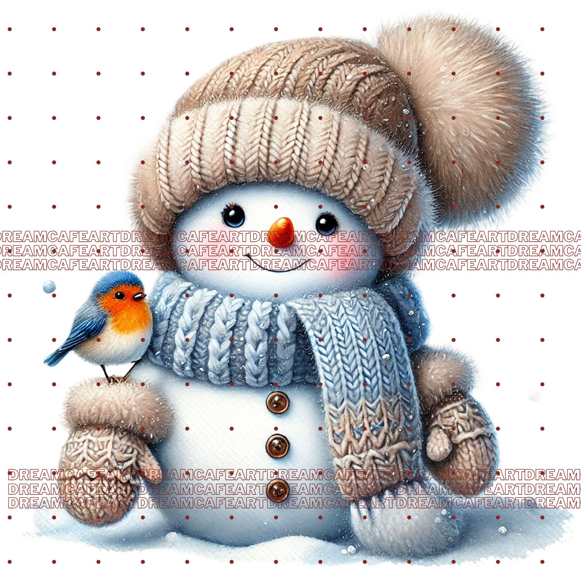 Christmas Snowman bundle Clipart, 110 PNG Festive Snowmen Graphics ...