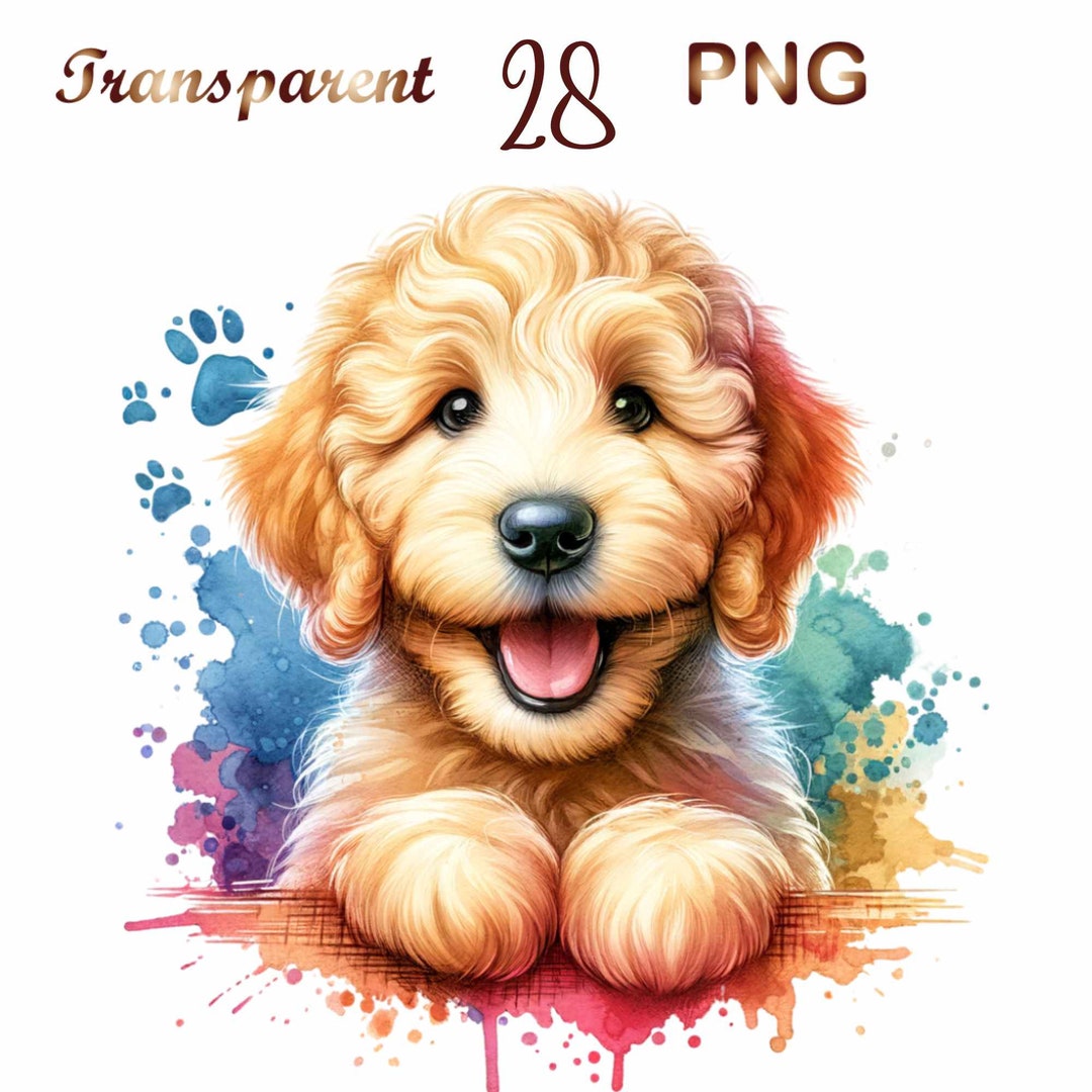 28 Goldendoodle Clipart, Clipart Dog, Goldendoodle Png, Goldendoodle ...