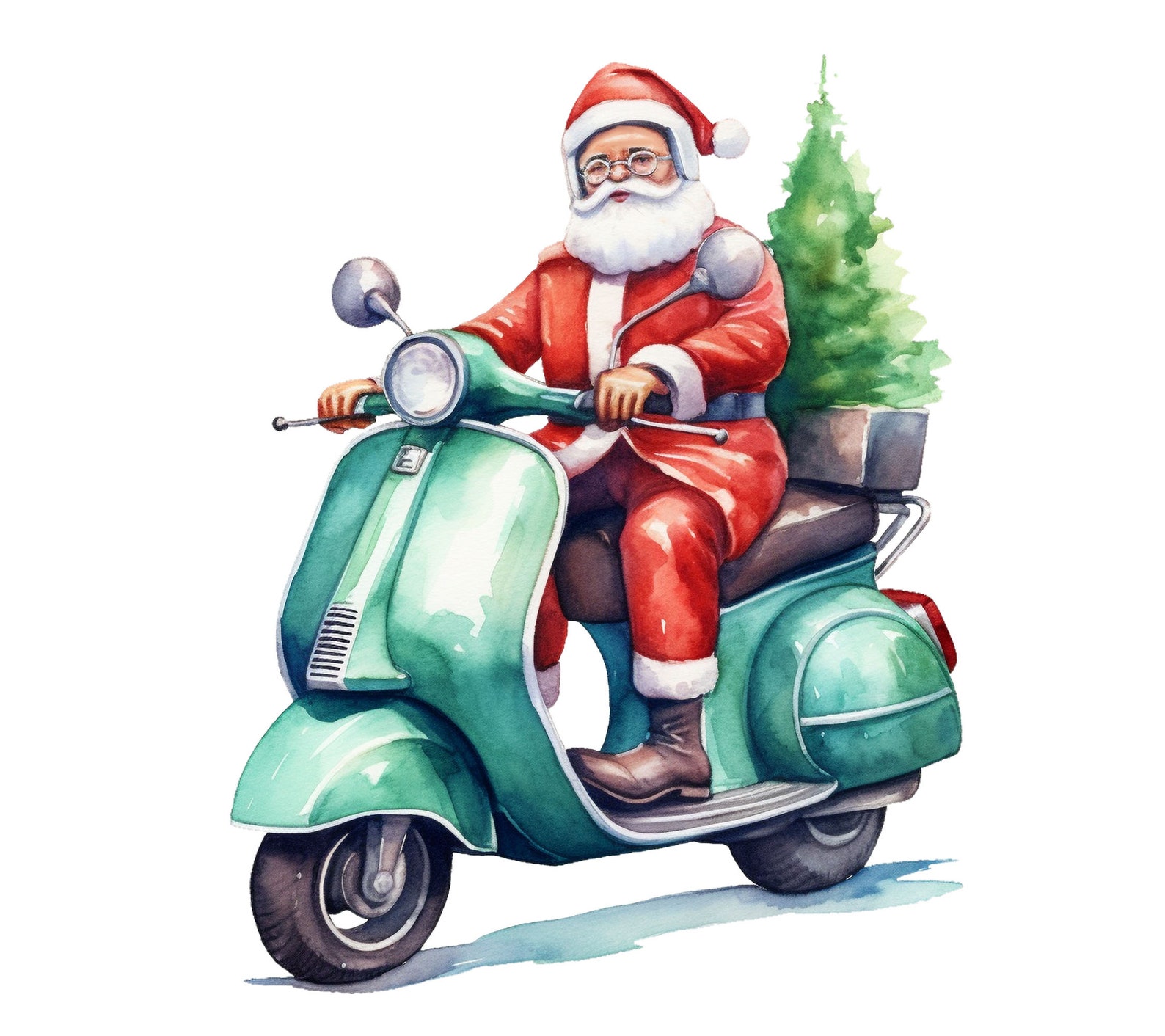 11 Santa Claus Clipart, Christmas Clipart, Winter Clipart, Holiday ...