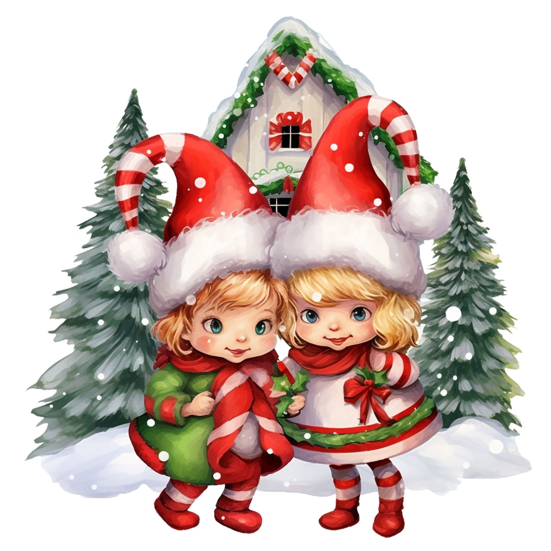 17 Christmas Elves Clipart, Christmas Clipart, Elves Clipart, Jpgs ...