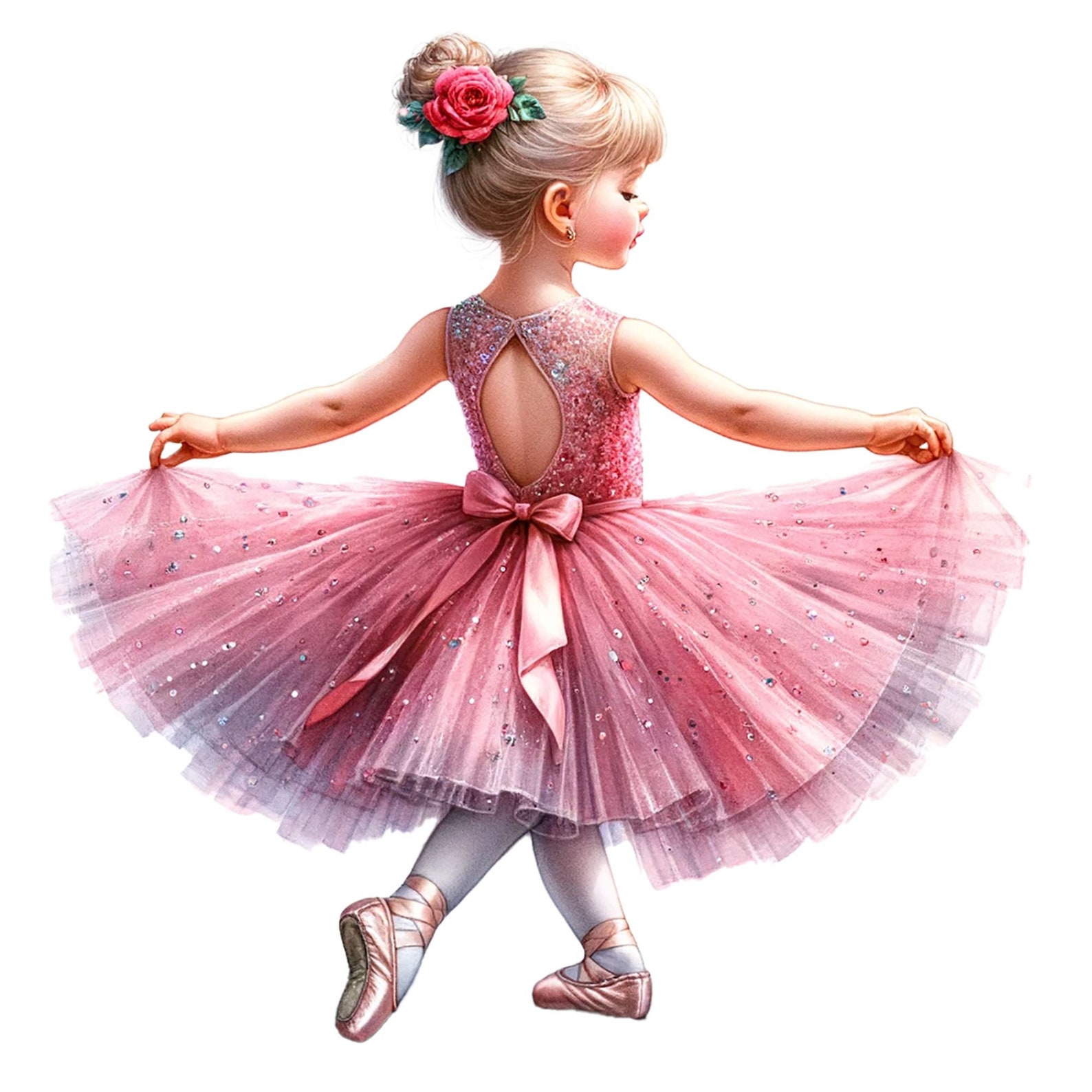 22 PNG, Baby Pink Ballet Dancer Clipart, Ballet Dancer Sublimation ...