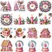 50 PNG Set 1 Pink Christmas Clipart Bundle, Winter Graphics, Xmas ...