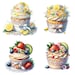 23 PNG, Cupcake Clipart Bundle, Baking Clipart, Dessert Clipart, Food ...