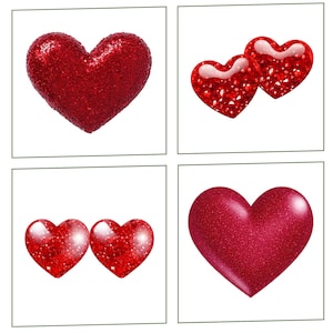 29 Valentine's Day PNG, Glitter Heart Valentines Day Clip Art, Love ...