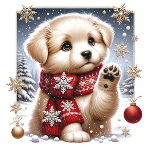 20 PNG, Christmas Clipart Bundle, Puppy Clipart Bundle, Puppy Clipart ...