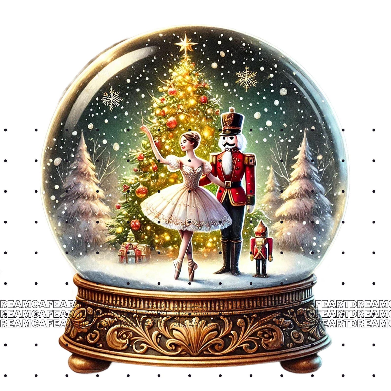 25 PNG, Christmas Snow Globes Clipart Bundle, Festive Globe ...