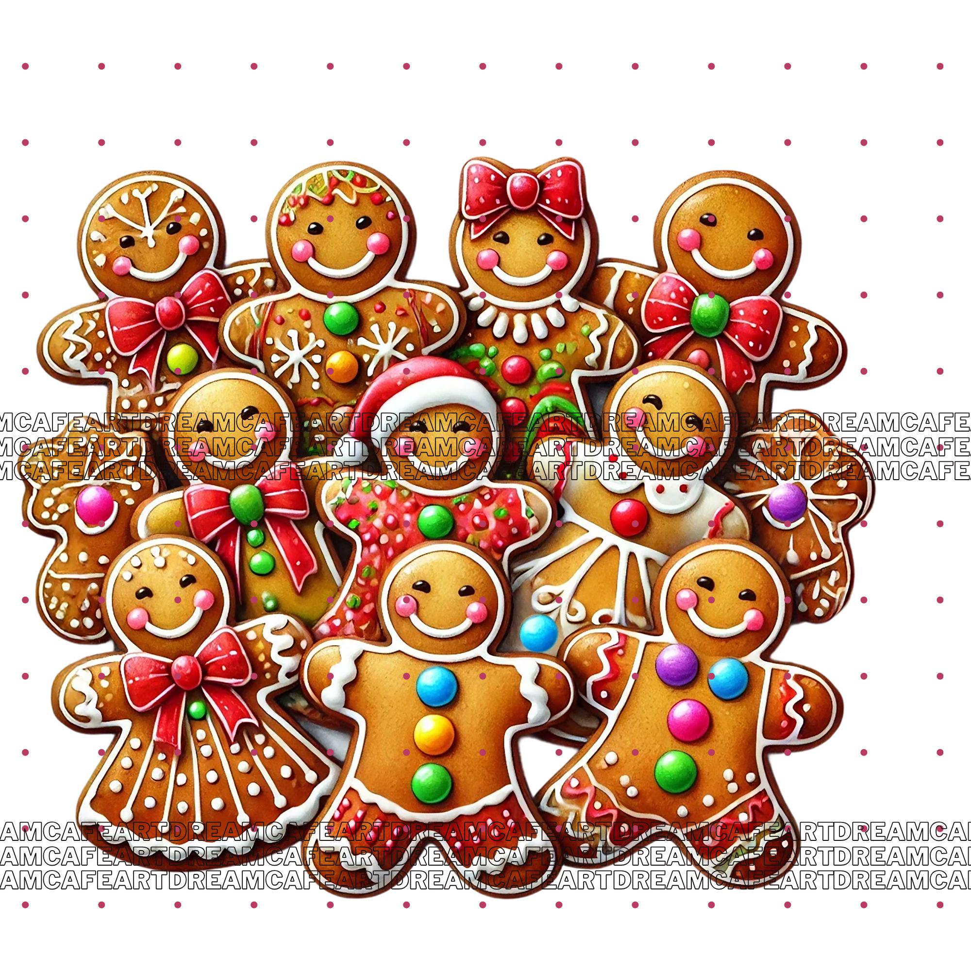 40 PNG Set 2 Christmas Desserts, Festive Sweet Treat Illustrations ...