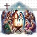 45 PNG, Nativity Scene Clipart Bundle,nativity Scene Graphics Png ...