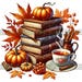 36 PNG Cozy Autumn Coffee, Fall Clipart for Crafts Prints, Pumpkin ...
