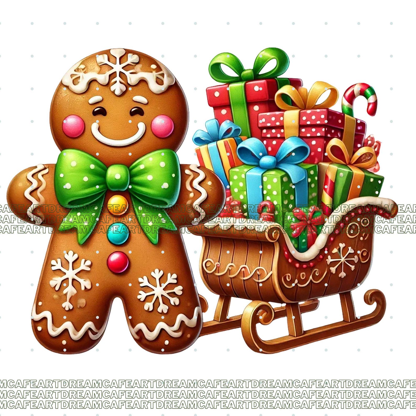 23 PNG, Gingerbread Man Clipart Bundle, Christmas Clipart, Festive ...