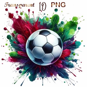 10 Soccer Ball Png,soccer Shoes Png,watercolor Clipart PNG, Soccer ...