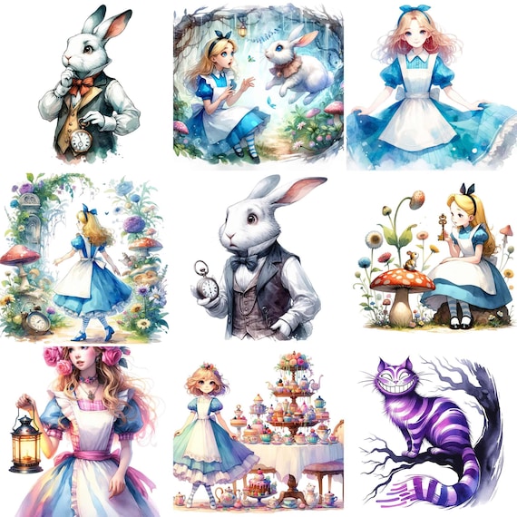 Clipart Eochair Alice In Wonderland