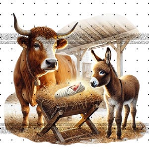 45 PNG, Nativity Scene Clipart Bundle,nativity Scene Graphics Png ...