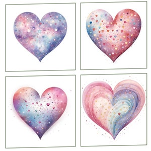 27 Valentine's Day PNG, Pastel Heart Valentines Day Clip Art, Love ...
