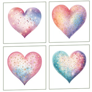 27 Valentine's Day PNG, Pastel Heart Valentines Day Clip Art, Love ...