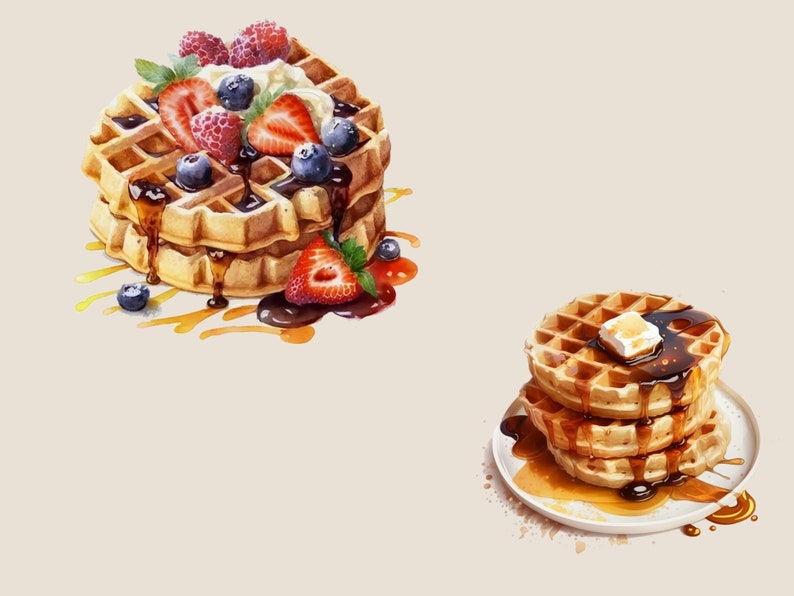 17 Waffles Breakfast Clipart, Waffle PNG, Dessert Png, Food Clipart ...
