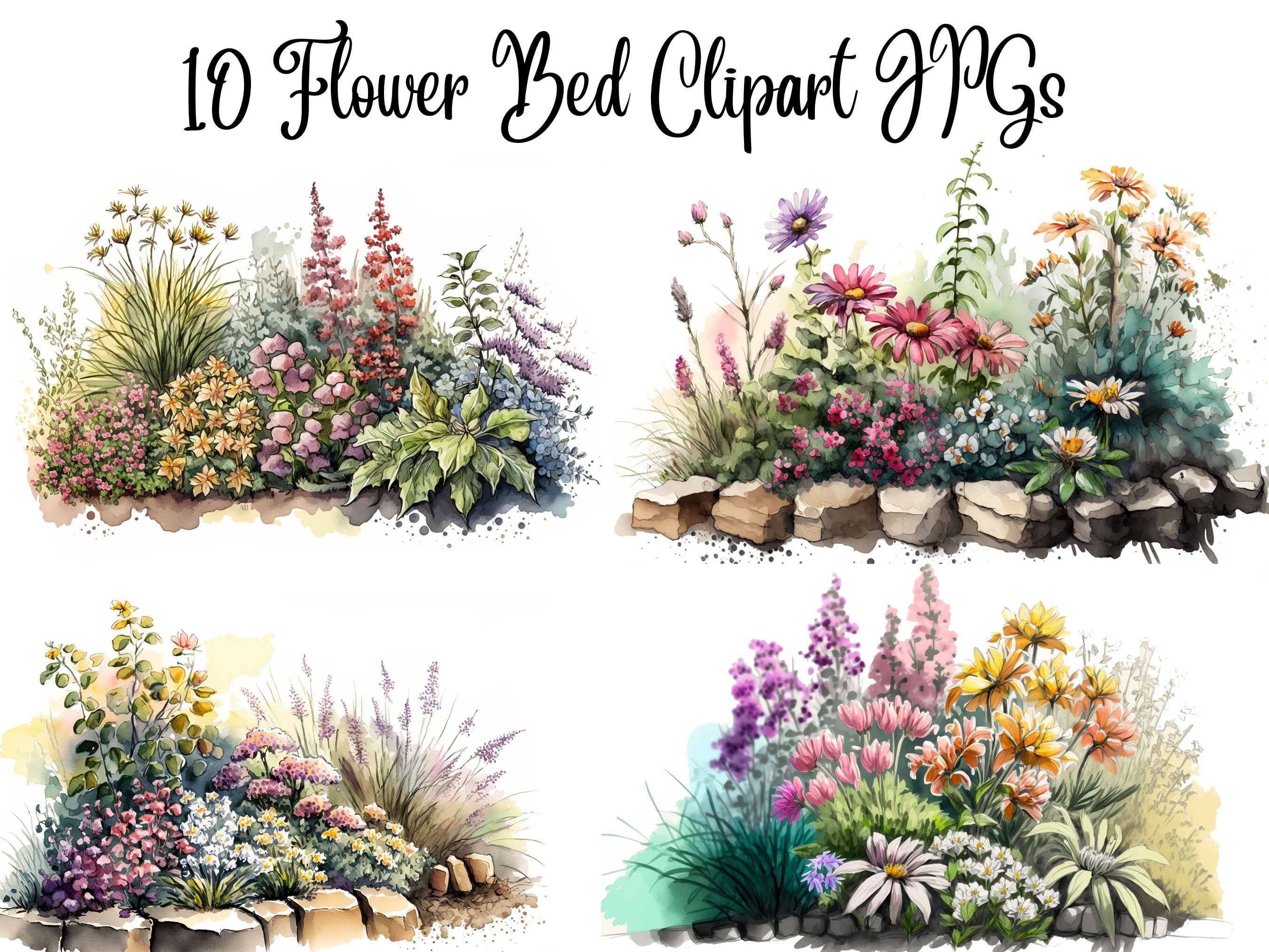 Flower Bed Clipart