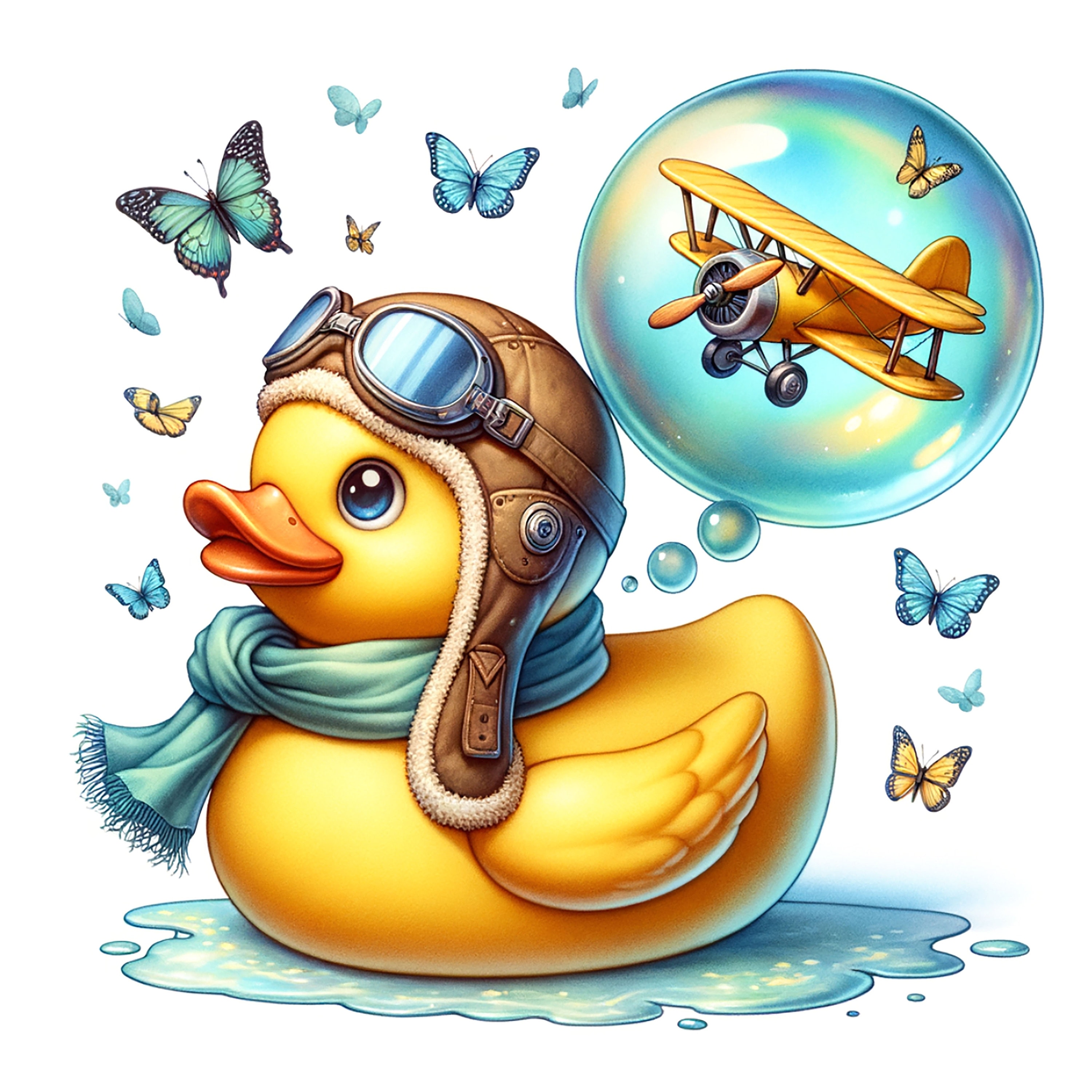 25 JPG, Rubber Duck Clipart Bundle, Graphics Rubber Duck, Commercial ...