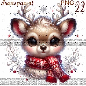 22 PNG, Christmas Animals, Winter Animals Clipart Bundle Set 2 ...