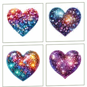 29 Valentine's Day PNG, Glitter Heart Valentines Day Clip Art, Love ...