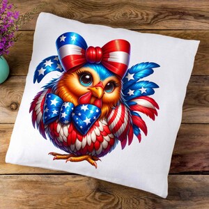 1 PNG, Funny US Flag Chicken, Patriotic USA Chicken, 4th of July, Cute ...
