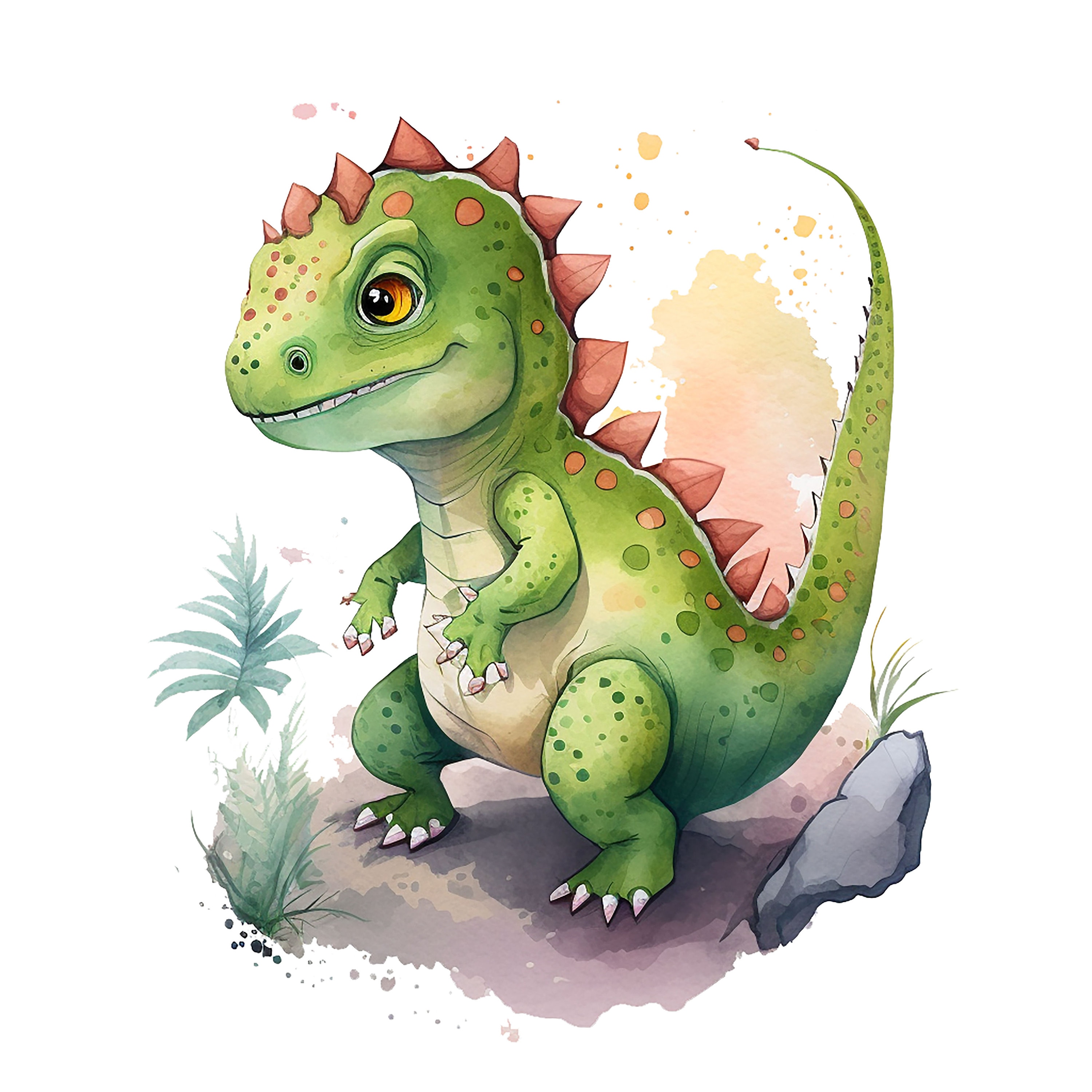 10 Cute Dinosaurs Clipart Baby Dinosaur Clipart Dino - Etsy UK