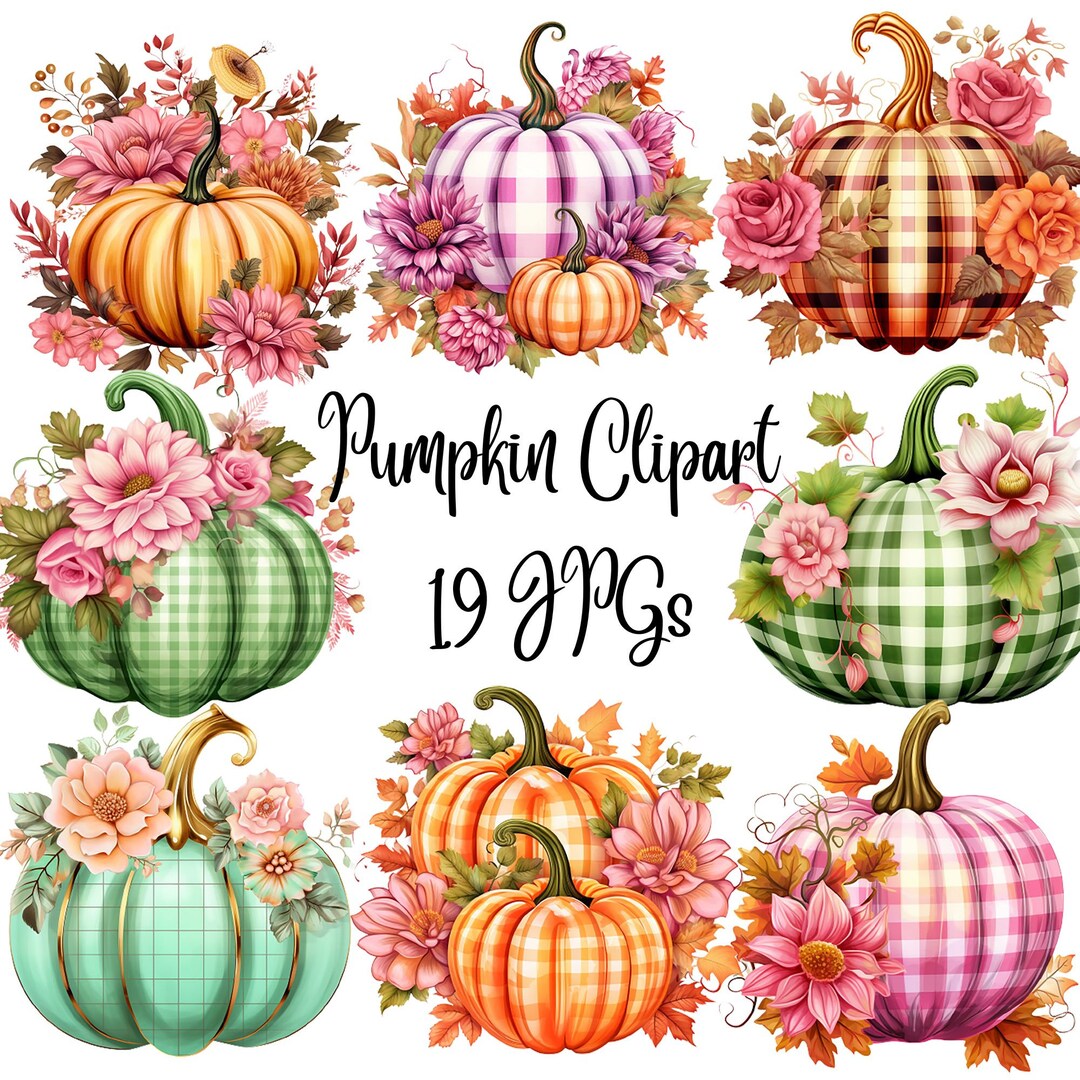 11 Halloween Pumpkin Clipart, Halloween Clipart, Pumpkin Clipart, Jpgs ...