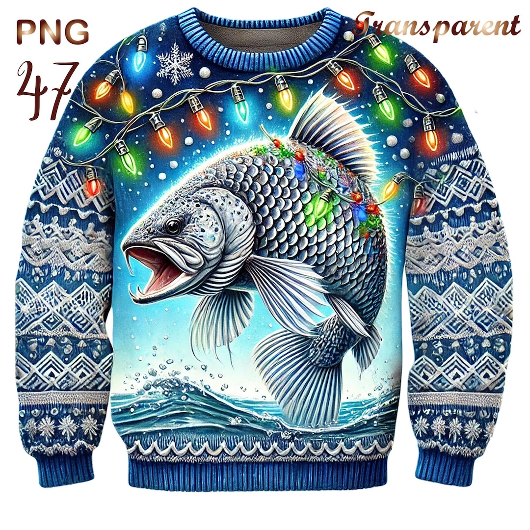 47 PNG, Festive Sweaters Clipart Bundle, Christmas Sweater Graphics ...