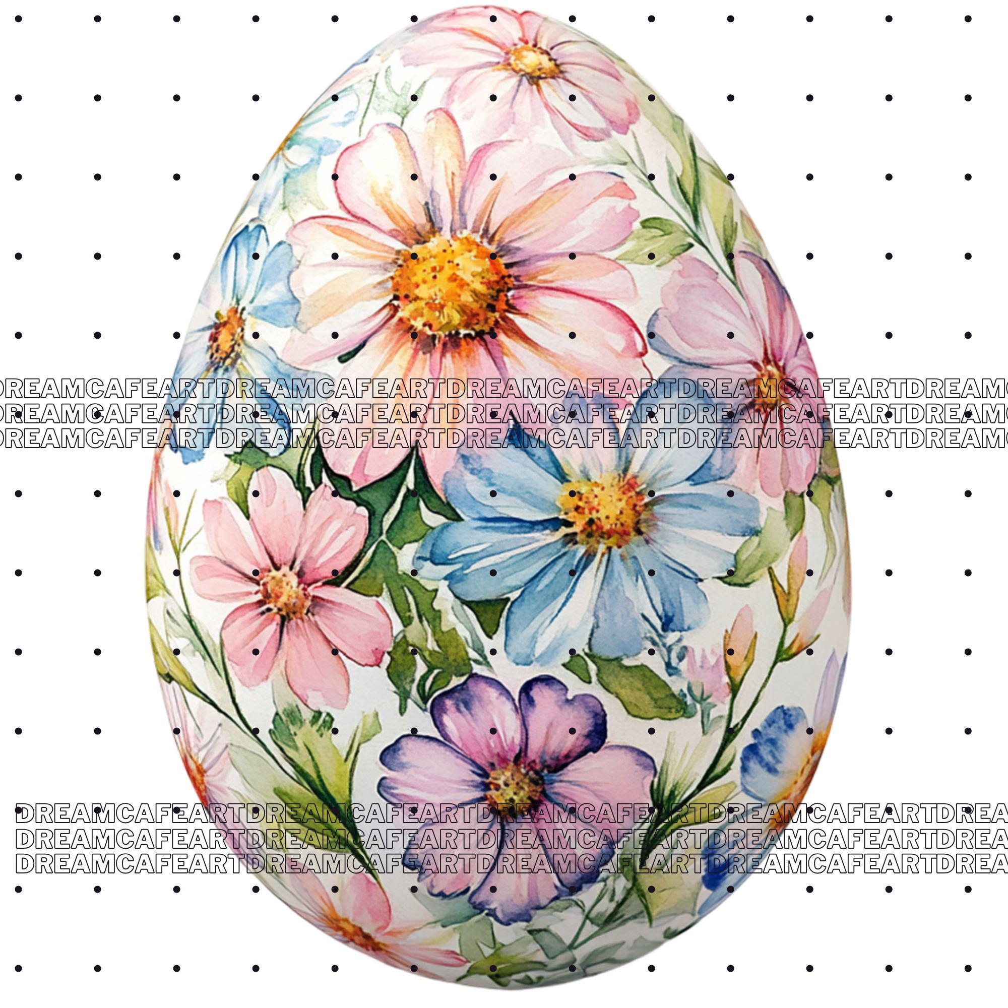 50 PNG Easter Eggs Clipart Bundle, Festive Easter Eggs Graphics Designs ...