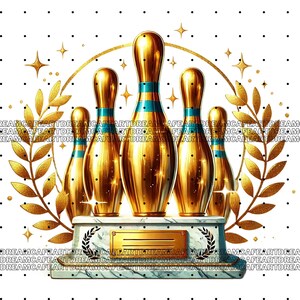 40 PNG Set 2 Sport Bowling Clipart Bundle, Bowling Clipart,watercolor ...