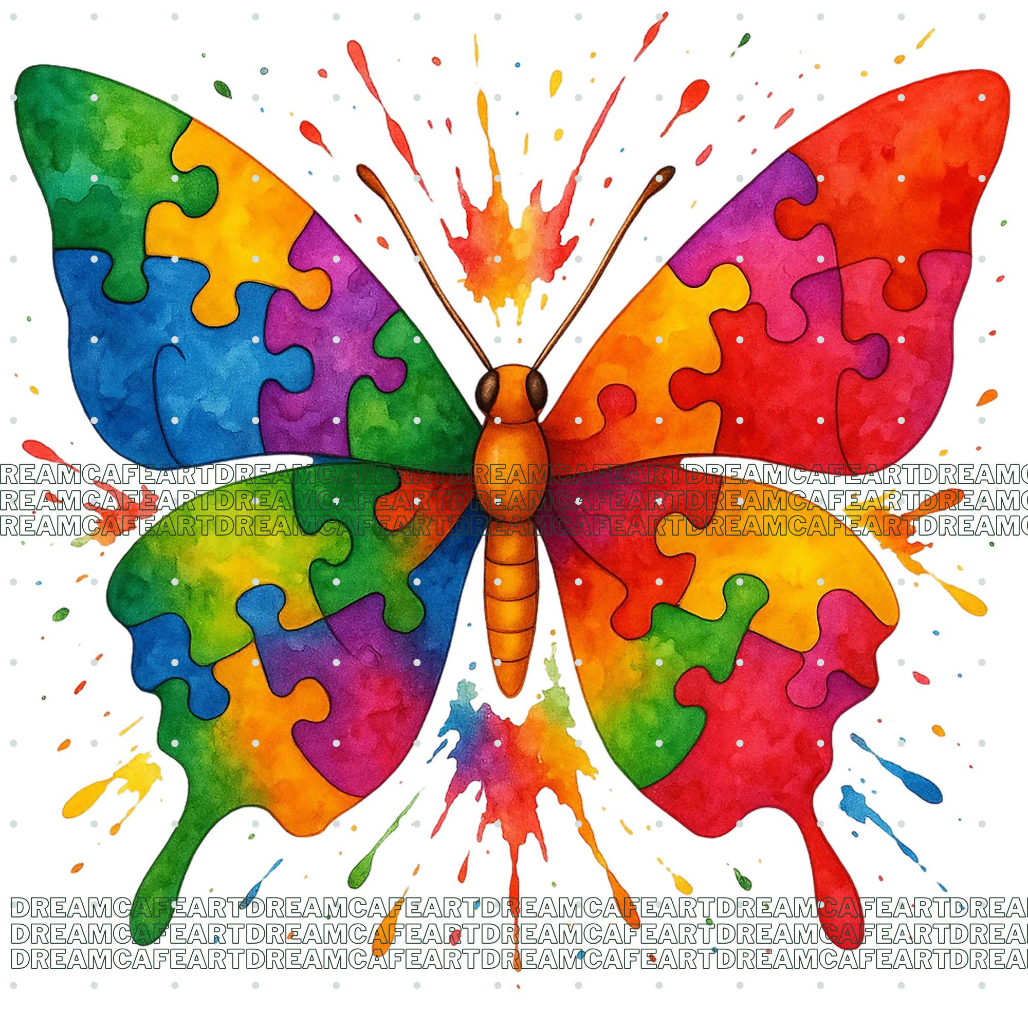 40 PNG Set 2 Autism Awareness Clipart Bundle, Supportive Illustrations ...