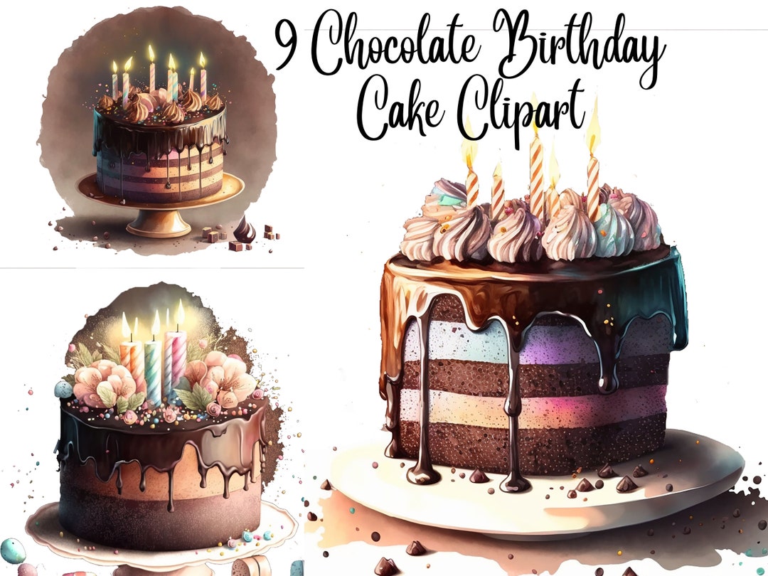 9th Birthday Cake Clipart