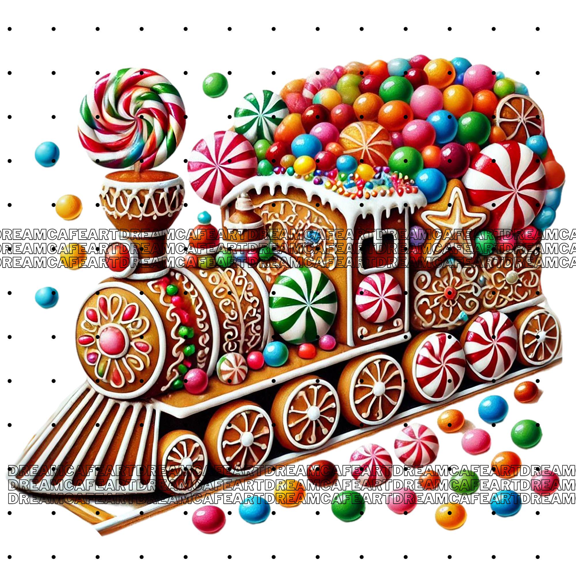 70 PNG, Candy Christmas Clipart Bundle, Festive Candy Graphics, Candy ...