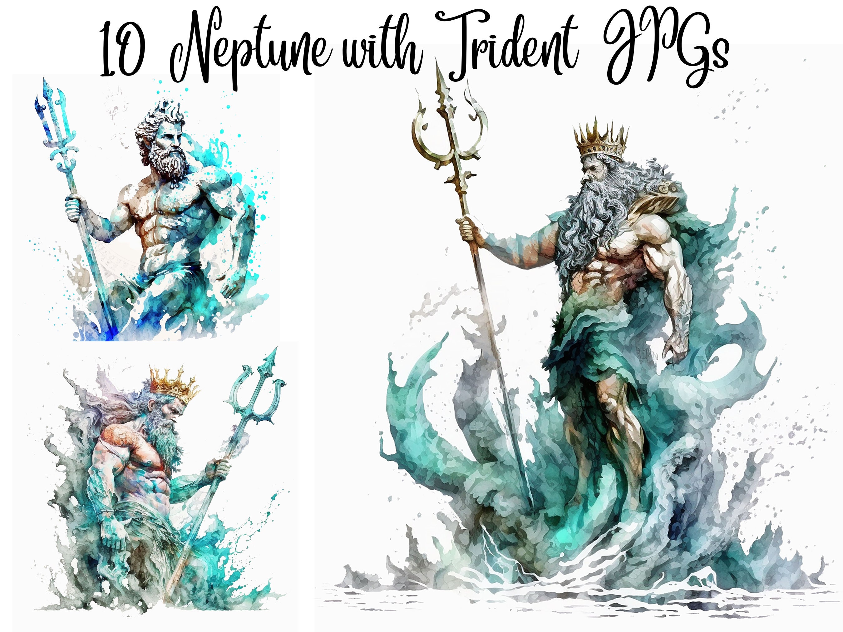 Neptune God Clipart