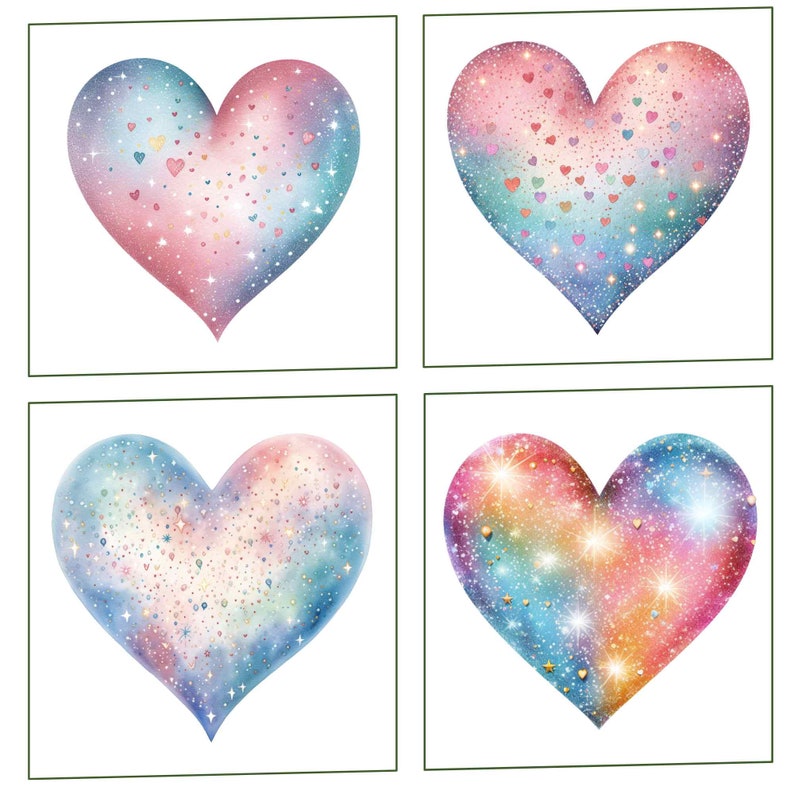 27 Valentine's Day PNG, Pastel Heart Valentines Day Clip Art, Love ...