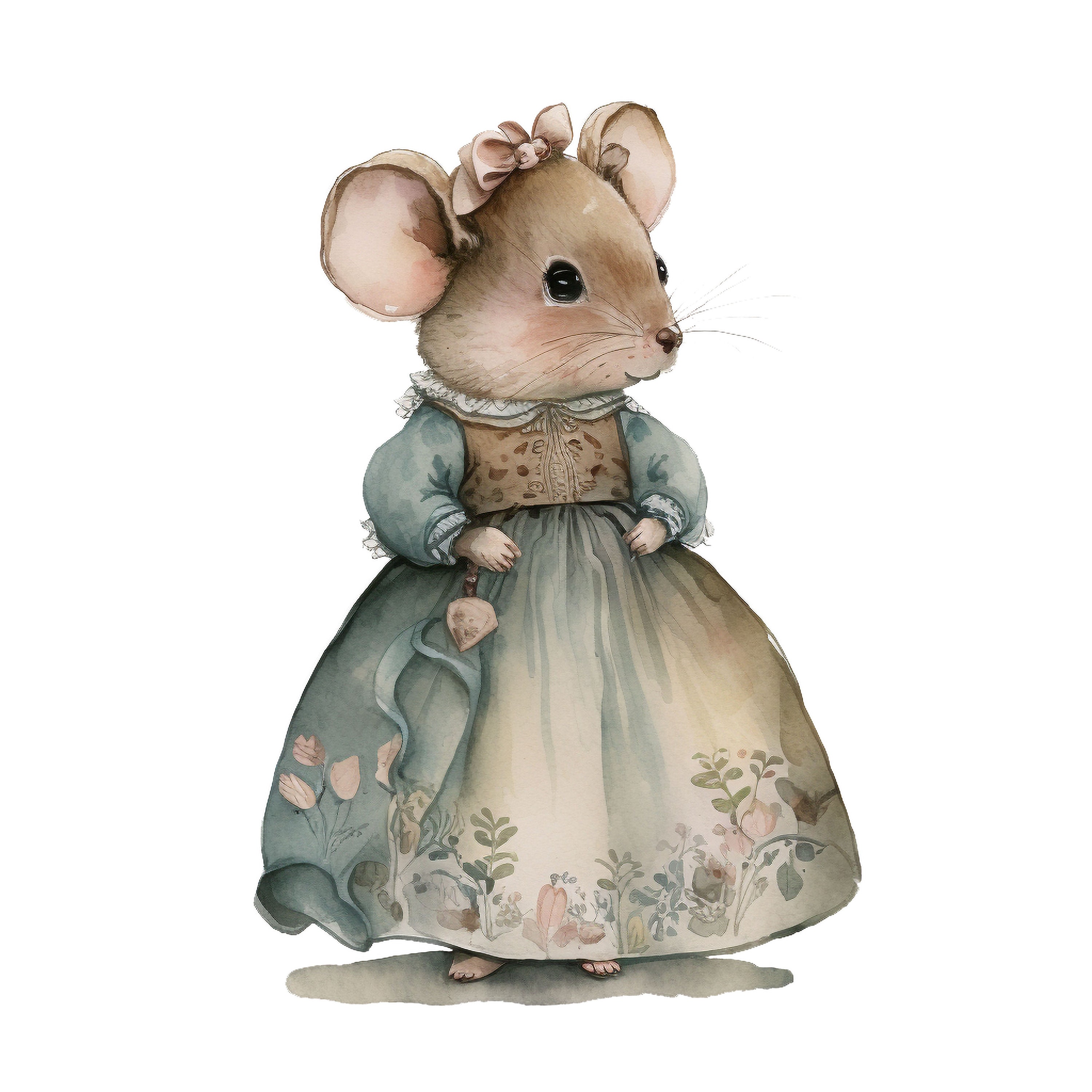 10 Mouse PNG Clipart Victorian Mouse Png Mouse Clipart - Etsy UK