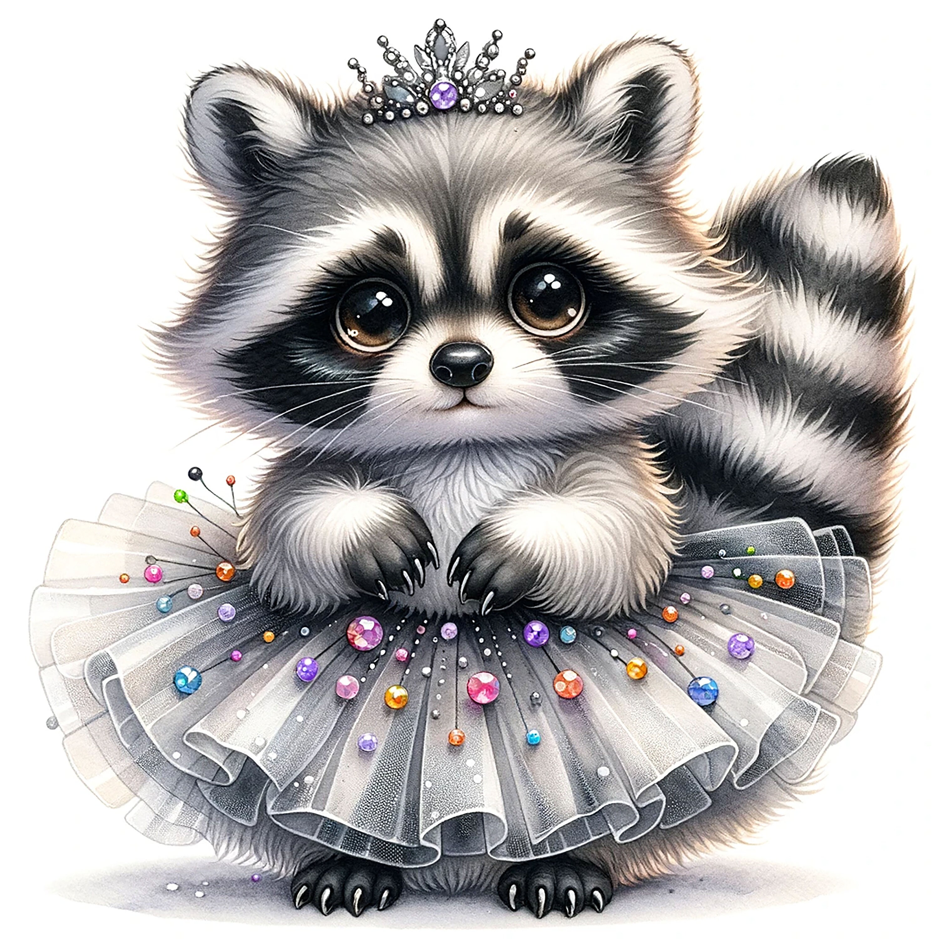 28 PNG, Winter Raccoon Clipart Bundle, Raccoon Clipart, Happy Christmas ...