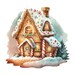 10 Gingerbread House Clipart, Commercial Use, Jpgs,digital Download ...