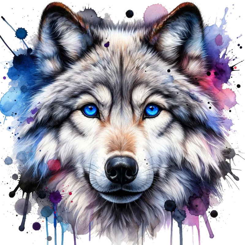 Black Wolves Head - Etsy