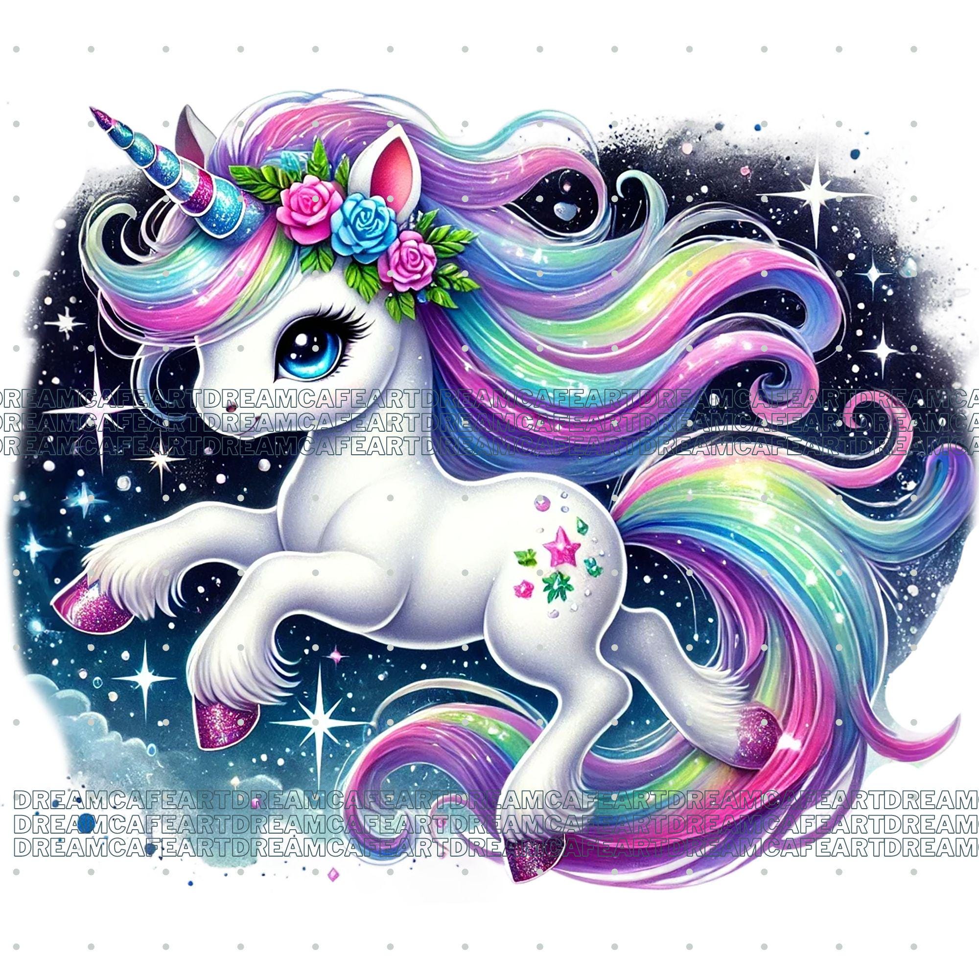 30 Png,baby Unicorns Clipart Bundle, Magical Unicorn Graphics,cute ...