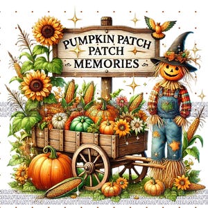 40 PNG, Autumn Signs Clipart Bundle, Fall-themed Sign Illustrations ...