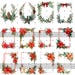 50 PNG Watercolor Christmas Frames Clipart, Merry Christmas Holiday ...