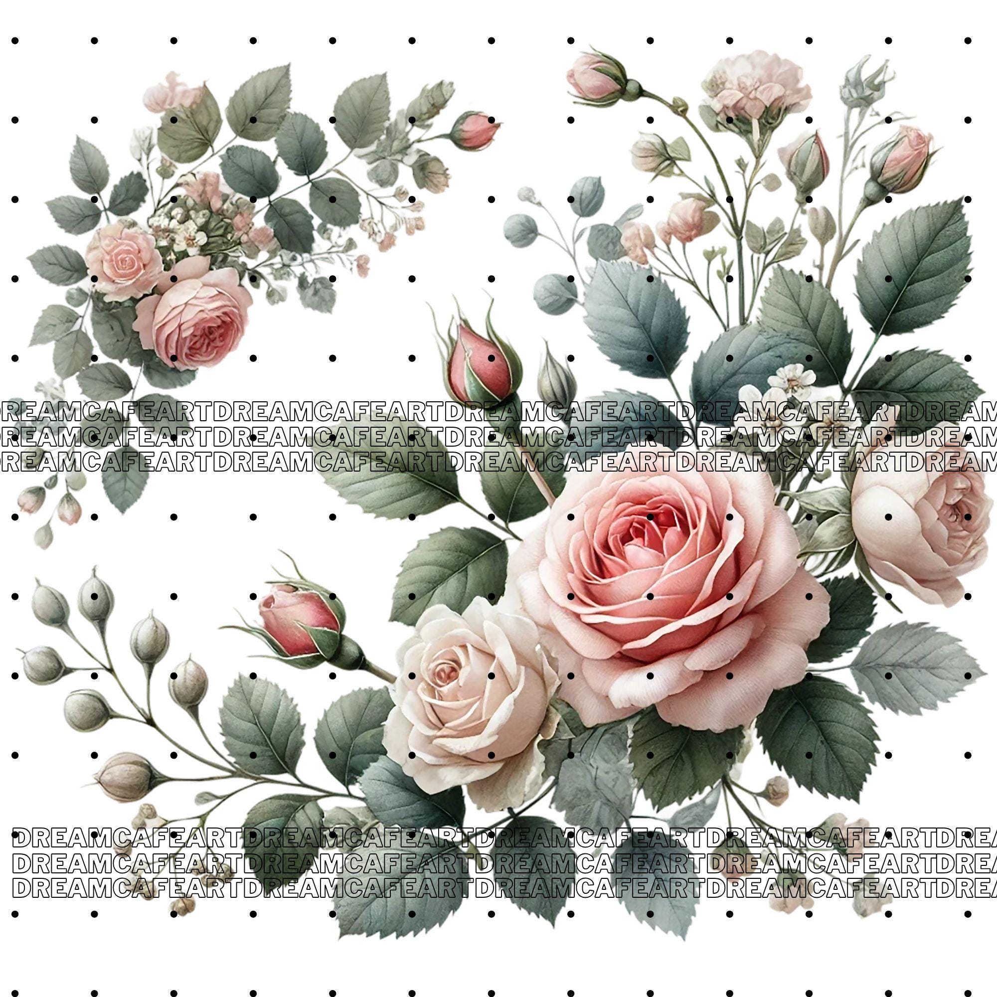 40 PNG Wedding Flowers Clipart Bundle, Festive Wedding Illustrations ...